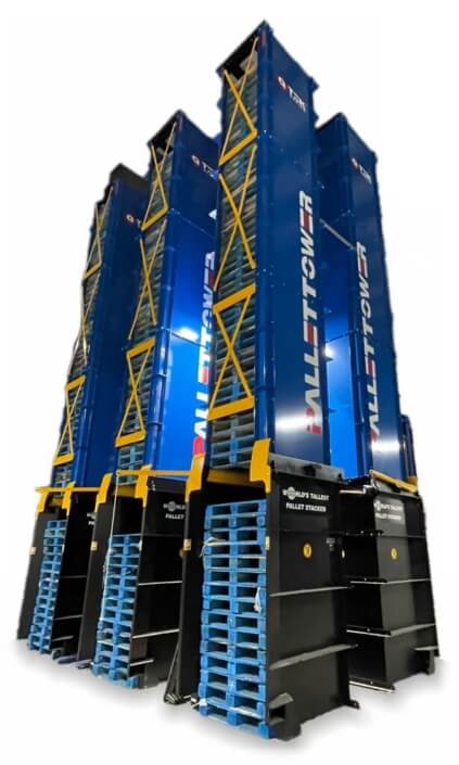 Paletten Lagerturm Pallet Tower - Lagerlösung für bis zu 80 EPAL